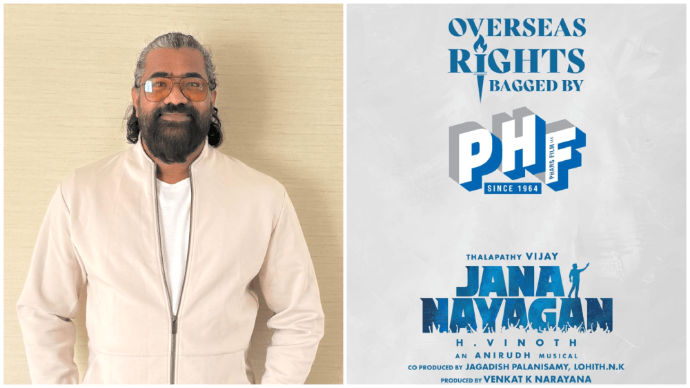 ಕೆವಿಎನ್ ಪ್ರೊಡಕ್ಷನ್ ನ ದಳಪತಿ ವಿಜಯ್ ರ 'ಜನನಾಯಗನ್' ಓವರ್ ಸೀಸ್ ಹಕ್ಕಿಗೆ PHF film ಸಾರಥ್ಯ. | Cini Suddi